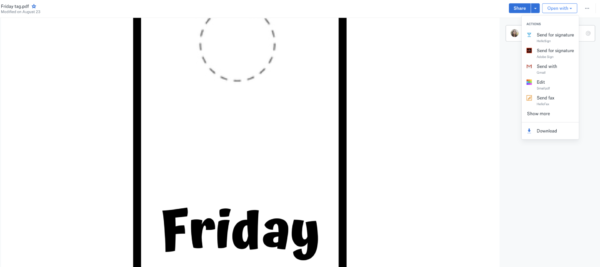 Printable Days of the Week Clothing Tags