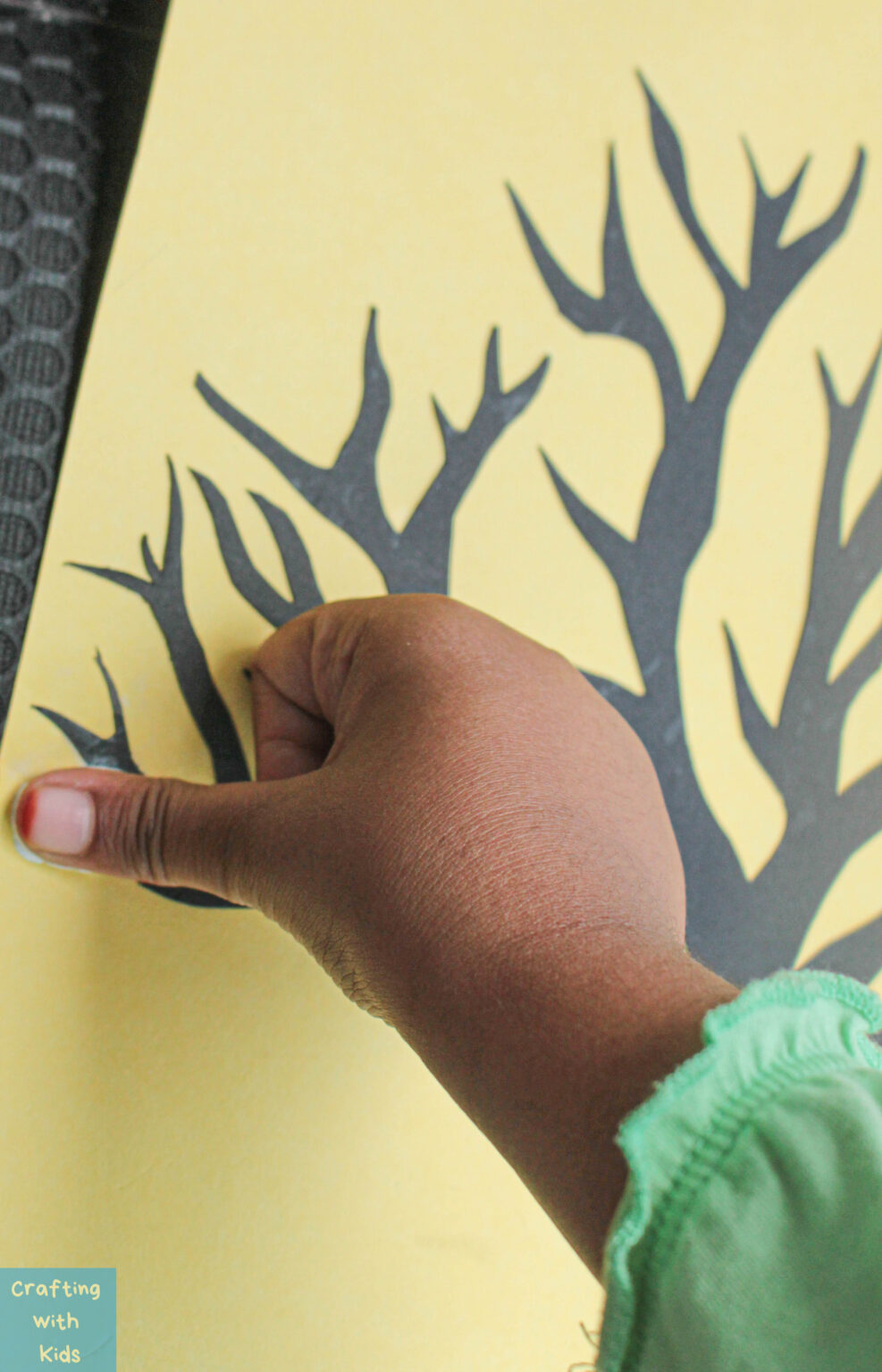Fingerprint Tree Craft for Toddlers