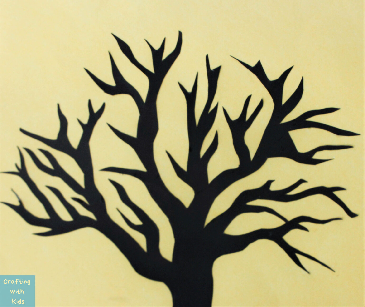 Fingerprint Tree Craft for Toddlers