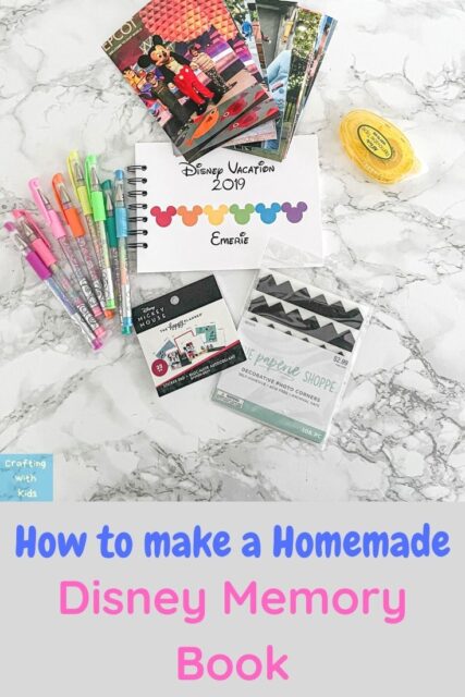 Making a Homemade Disney Memory Book or Disney Photo Book
