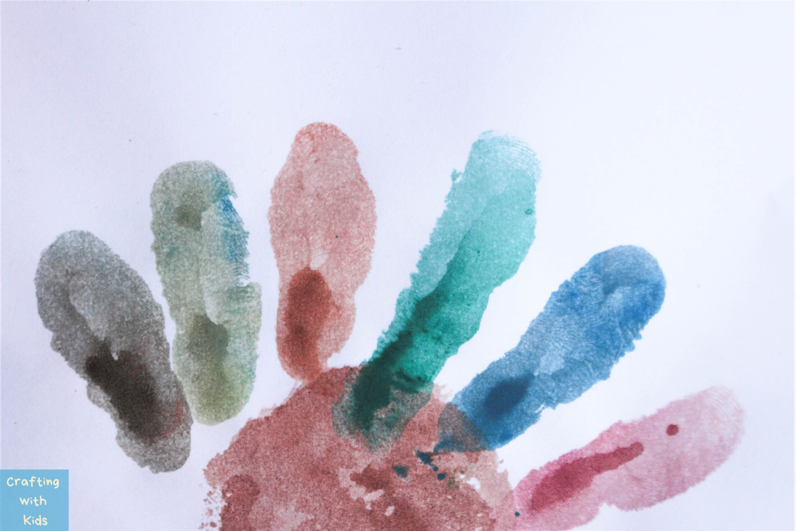 How to Make a Turkey Handprint; Easy Thanksgiving Craft
