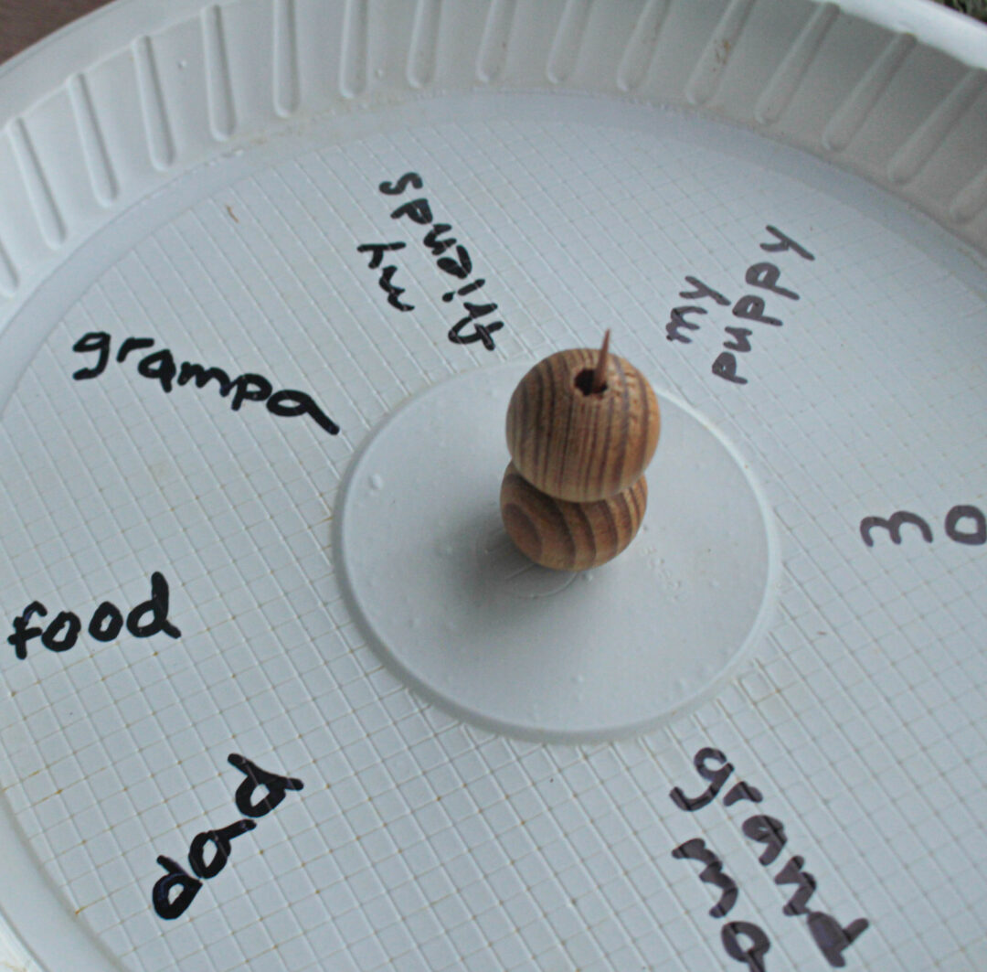 Paper Plate Craft with a 'Thankful For' Wheel for Thanksgiving