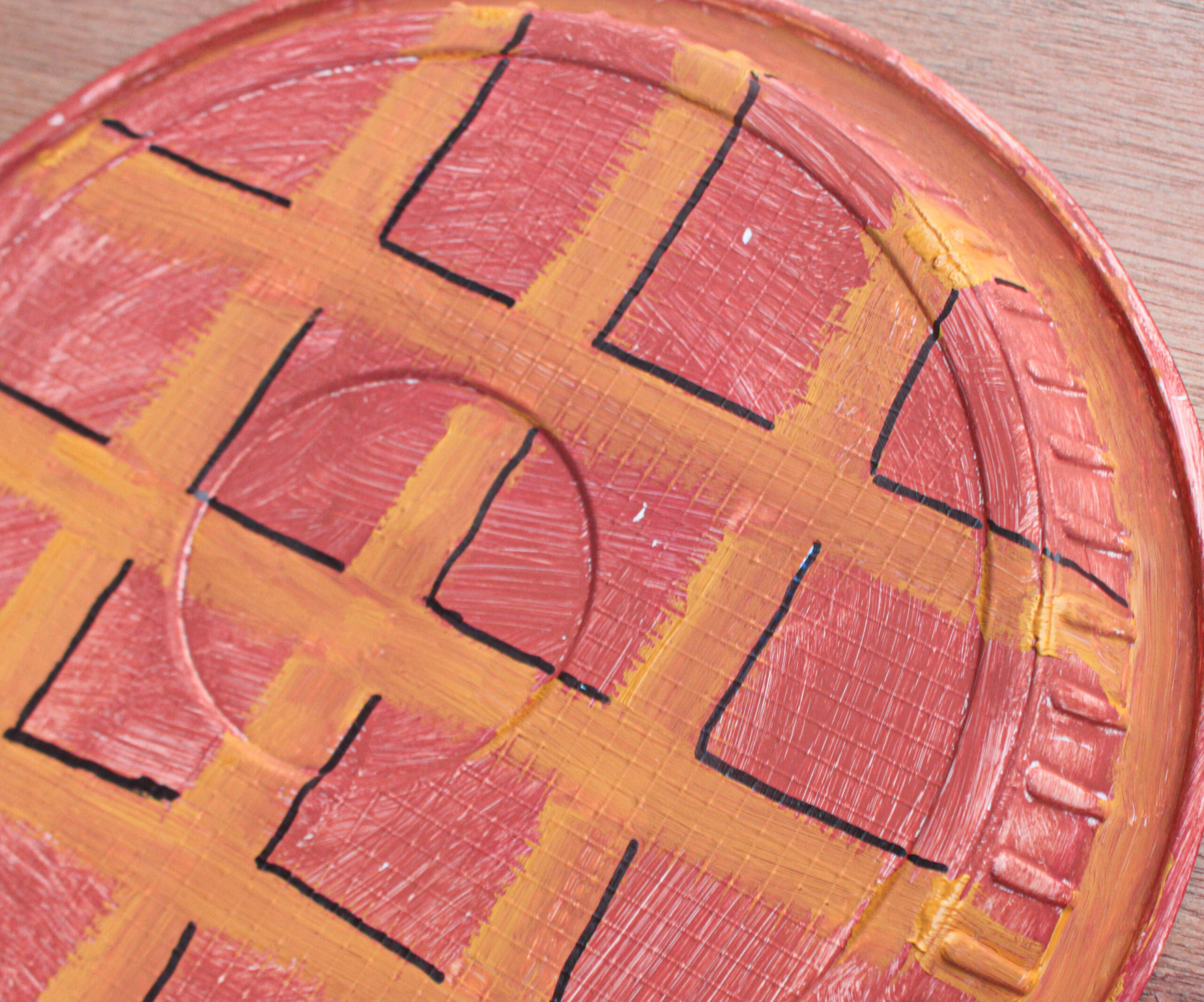 Paper Plate Craft with a 'Thankful For' Wheel for Thanksgiving