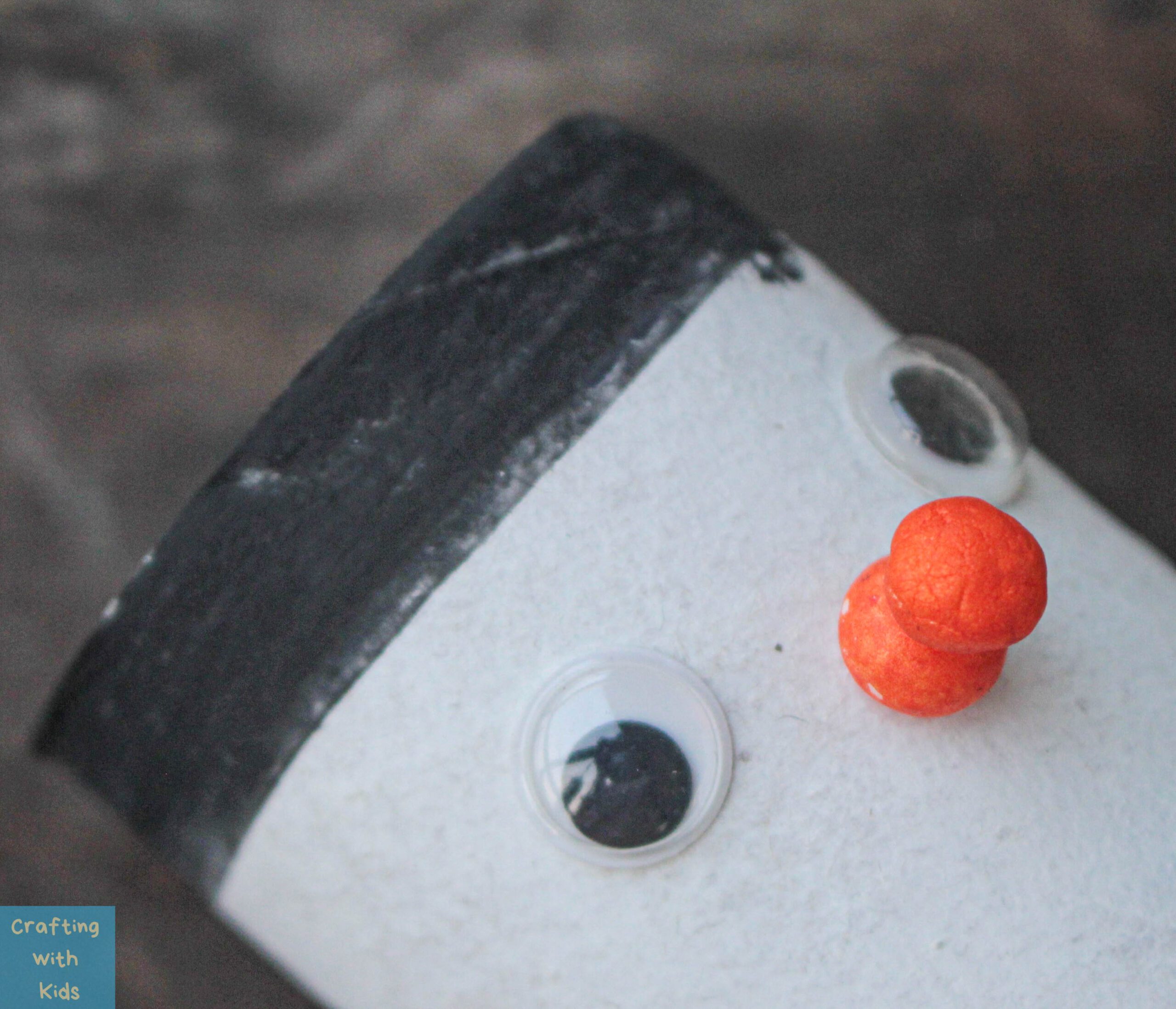 Adorable Toilet Paper Roll Snowman Winter Craft Kids
