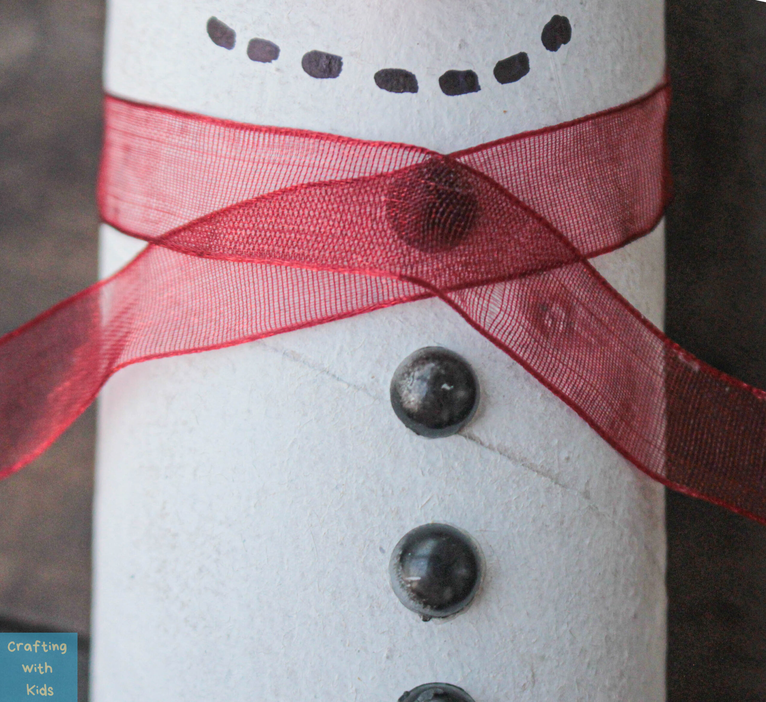 Easy Toilet Paper Snowman for a Fun Winter Craft