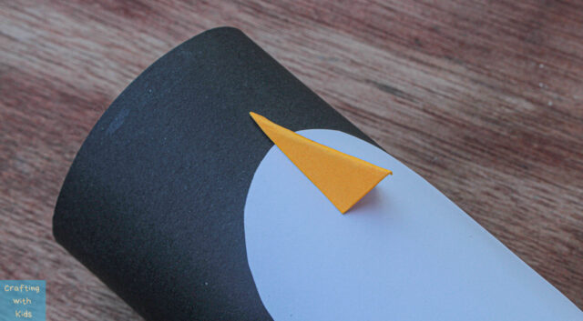 Toilet Paper Roll Penguin; Easy Winter Craft for Kids