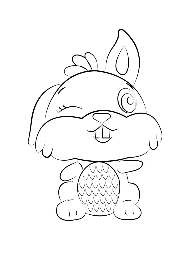 Six FREE Printable Hatchimals Coloring Pages