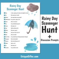 Twenty Rain Crafts and Rainy Day Activities for Preschoolers