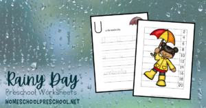 Twenty Rain Crafts and Rainy Day Activities for Preschoolers