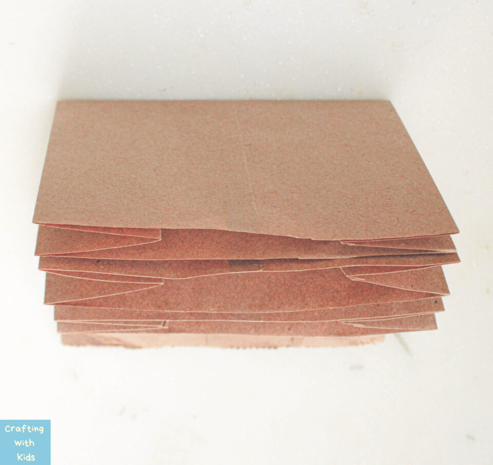 Paper Bag Craft for Kids with a Brown Bag Flip Book