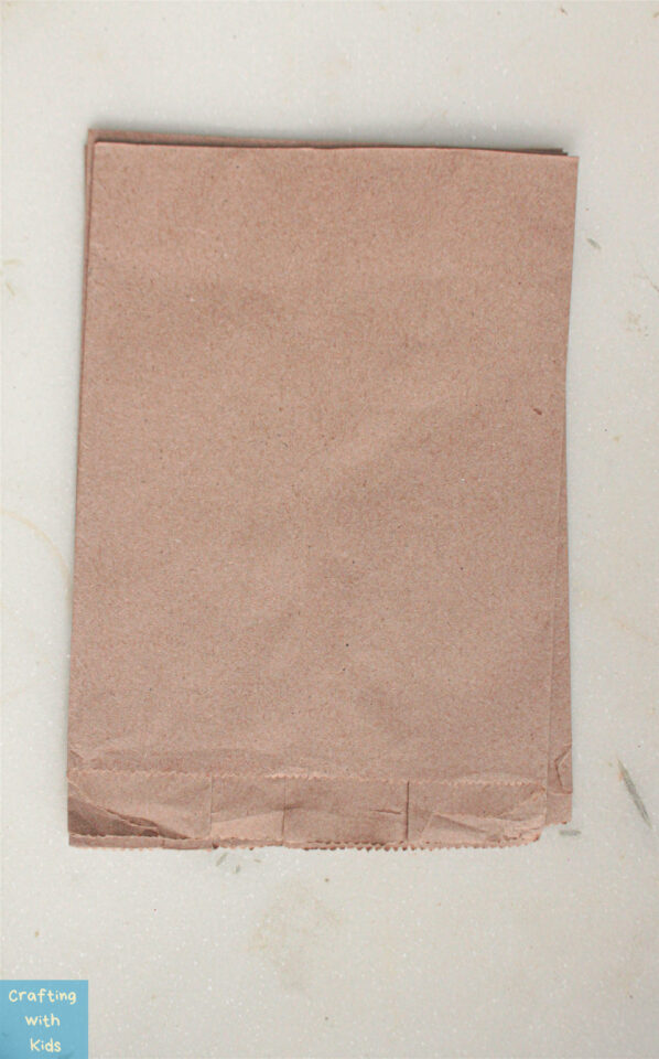 Paper Bag Craft for Kids with a Brown Bag Flip Book