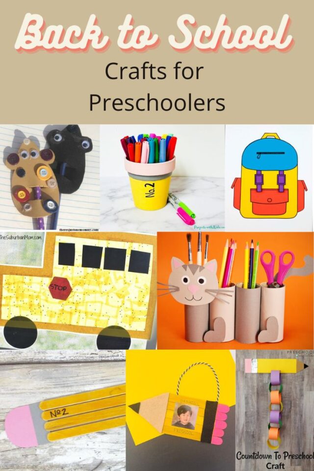 Ten Easy Back to School Crafts for Preschoolers