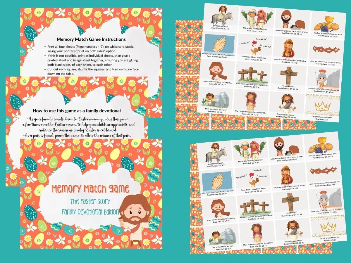 Creative Easter Story Crafts, Games and Free Printables for Kids