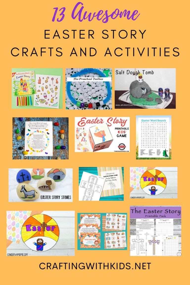 Easter Story Crafts, Games and Free Printables for Kids