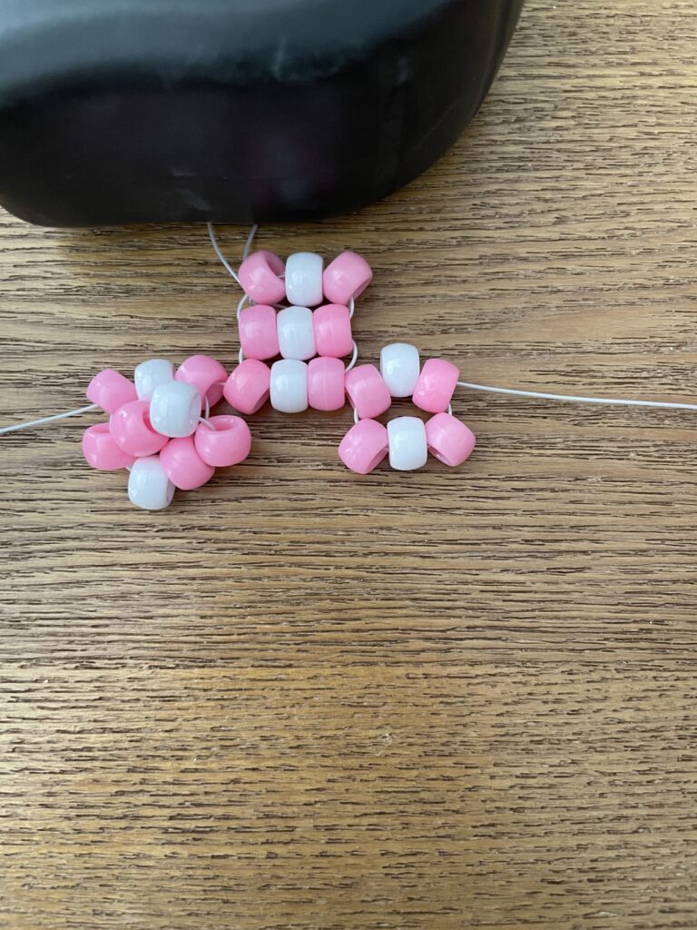 How to Make a Beaded Cross with Pony Beads