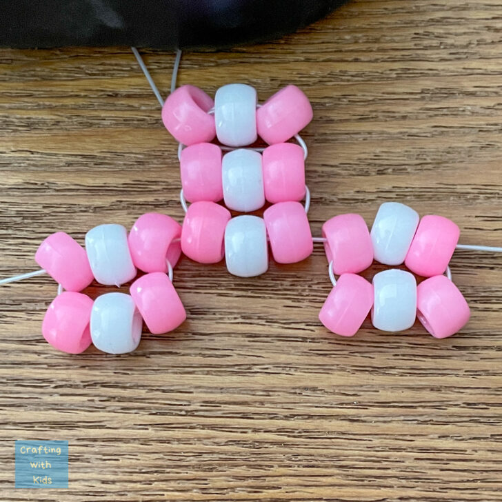 How to Make a Beaded Cross with Pony Beads