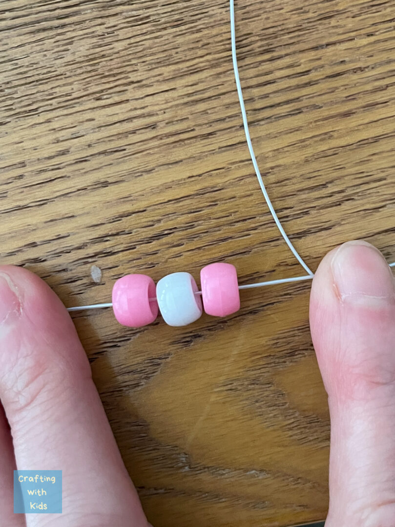 How to Make a Beaded Cross with Pony Beads