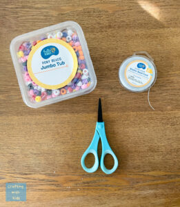 How to Make a Beaded Cross with Pony Beads