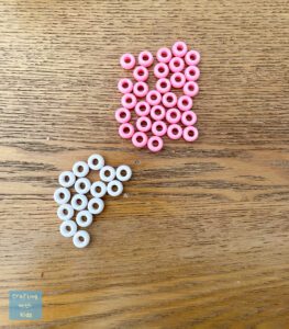 How to Make a Beaded Cross with Pony Beads for Kids