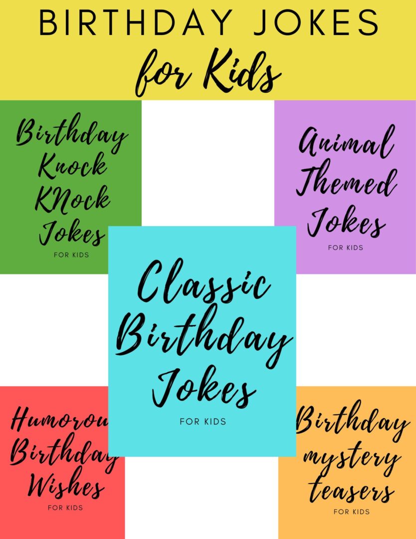 50+ Best Birthday Jokes for Kids Parties & Laughs
