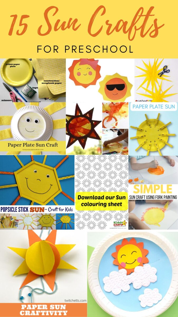 15 Easy and Fun Sun Crafts for Preschool