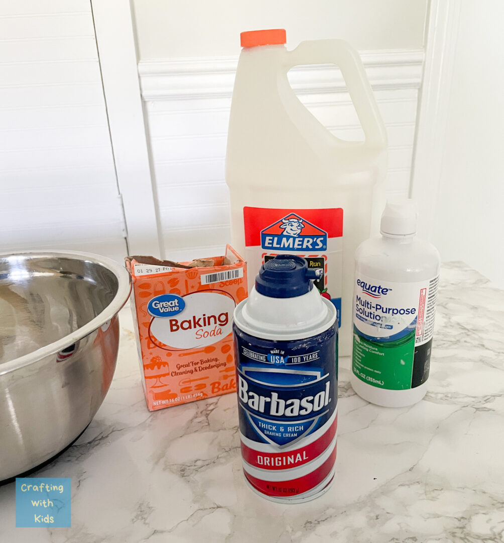 How to Make Fluffy Slime with Shaving Cream