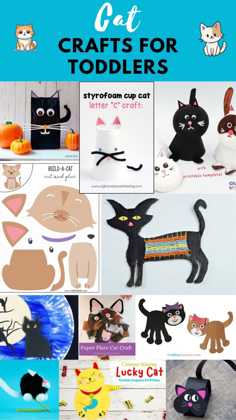 Adorable Cat Crafts Toddlers Will Absolutely Love