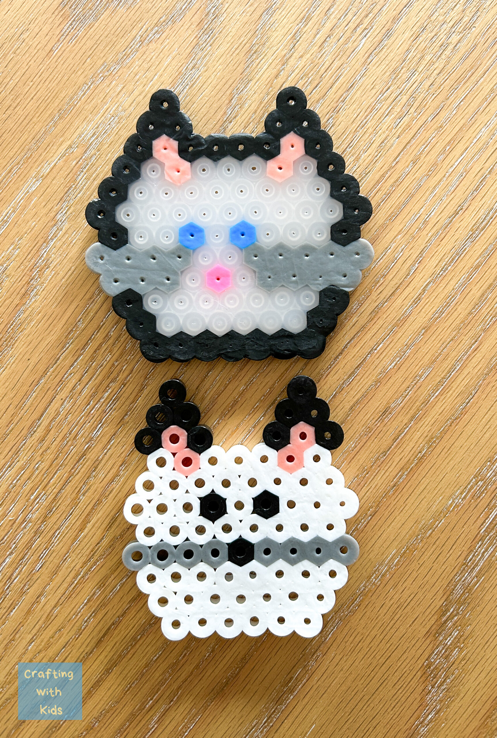 Crafting Purrfection: Cute Perler Bead Cat with free template