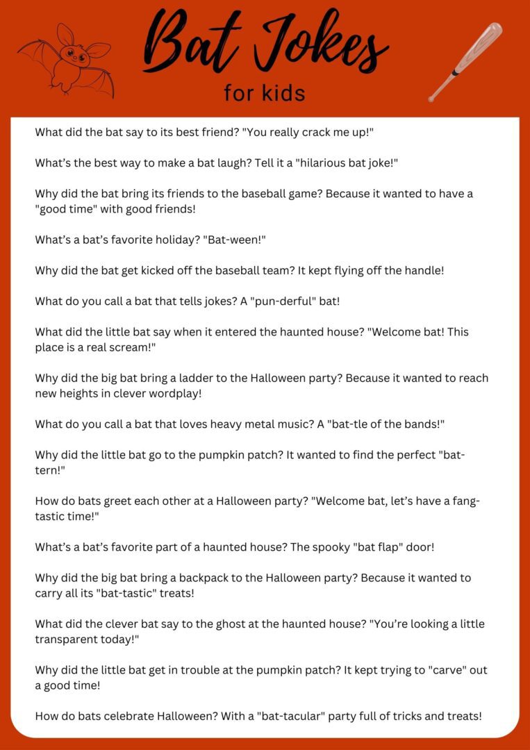 45 Funny Bat Jokes Kids Will Love to Share