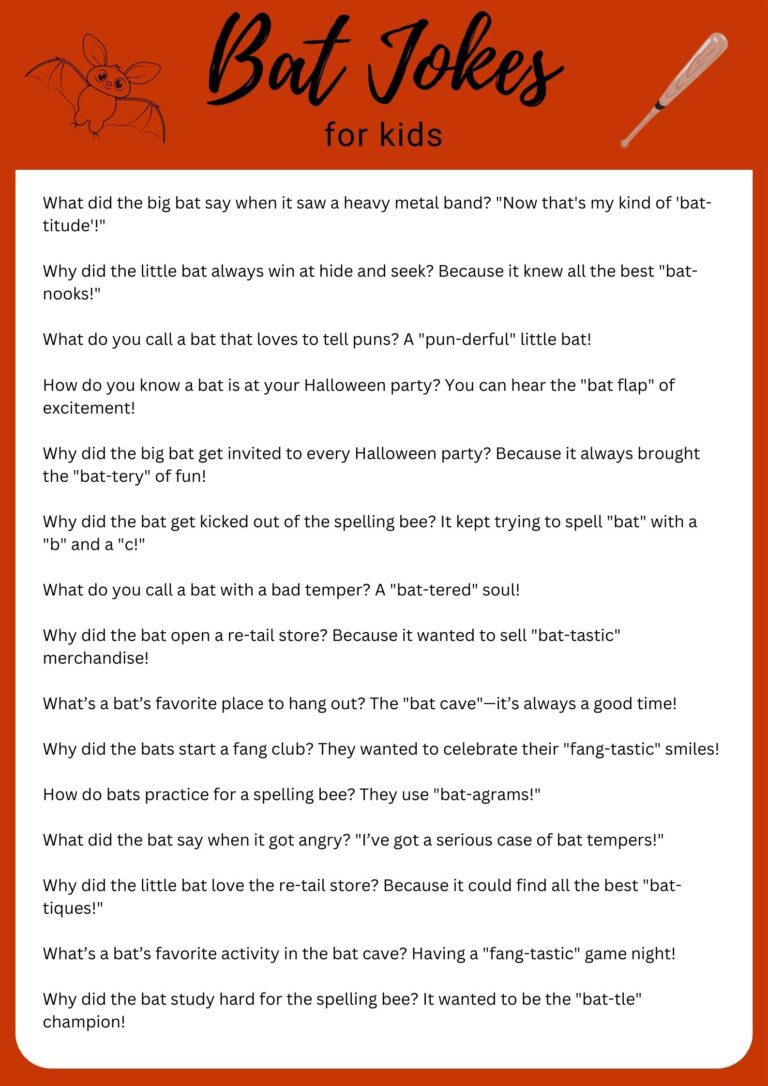 45 Funny Bat Jokes Kids Will Love to Share