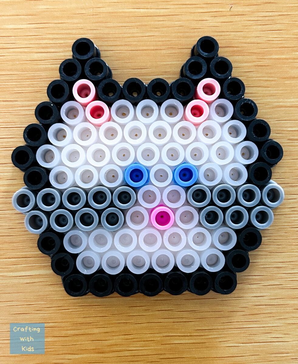 Crafting Purrfection: Cute Perler Bead Cat with free template