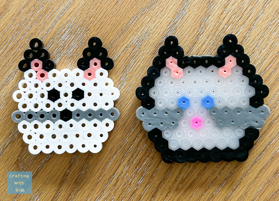 Crafting Purrfection: Cute Perler Bead Cat with free template