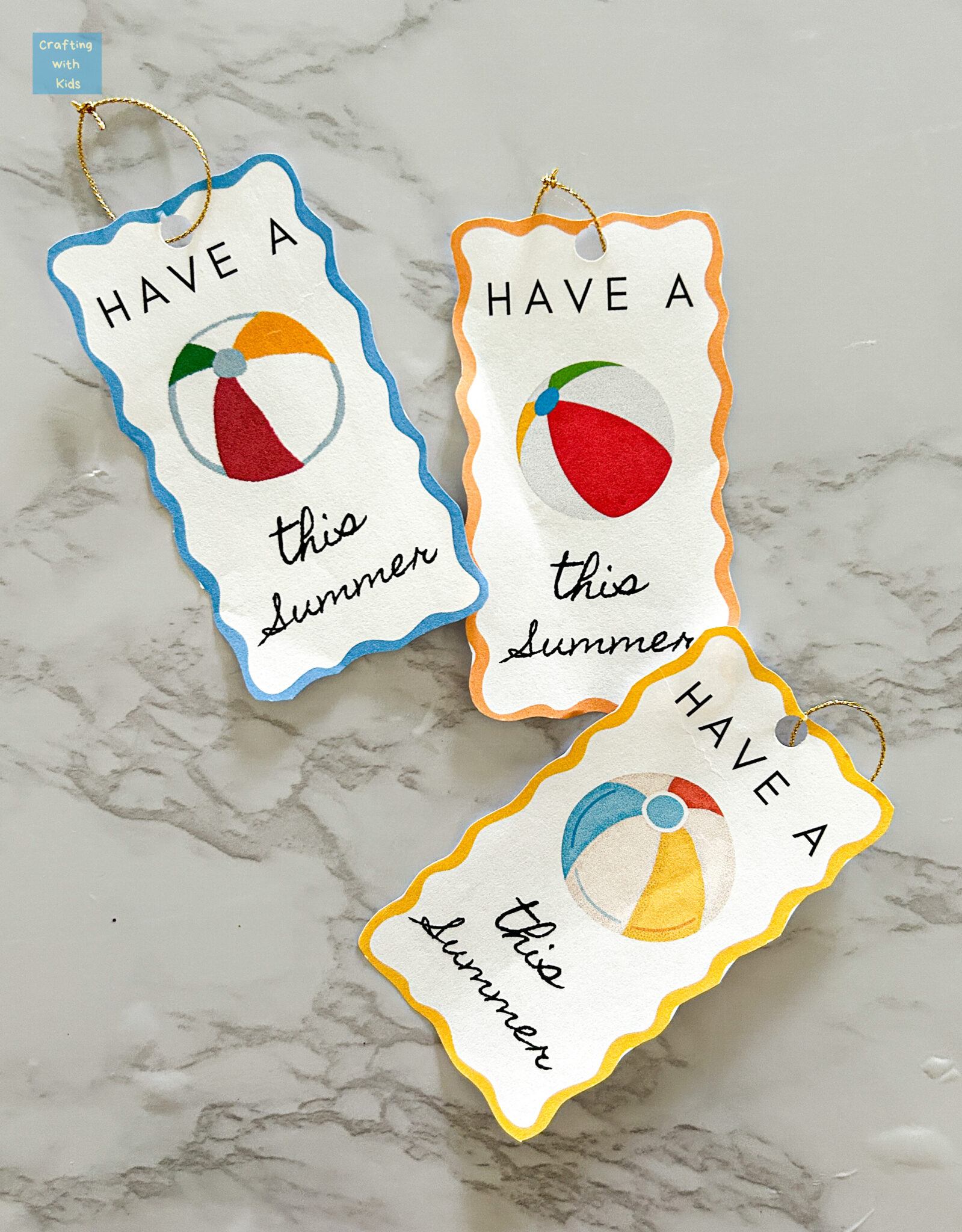 Have a Ball This Summer Printable: Fun End-of-Year Gift Tags