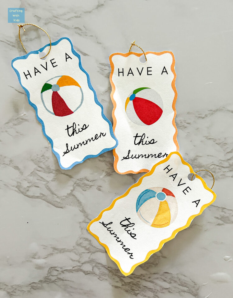 Have a Ball This Summer Printable: Fun End-of-Year Gift Tags