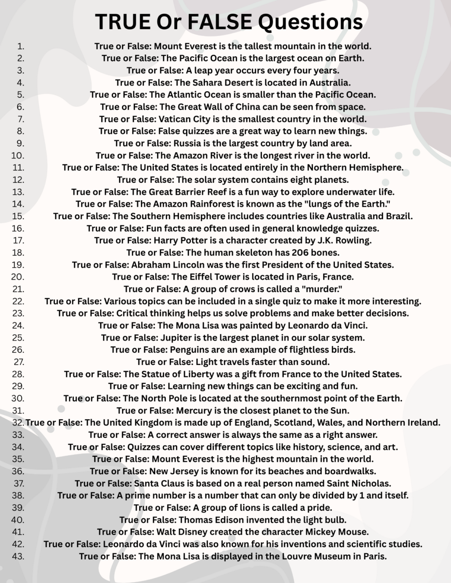 Test Your Knowledge: Fun True or False Questions for Kids