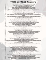 Test Your Knowledge: Fun True or False Questions for Kids