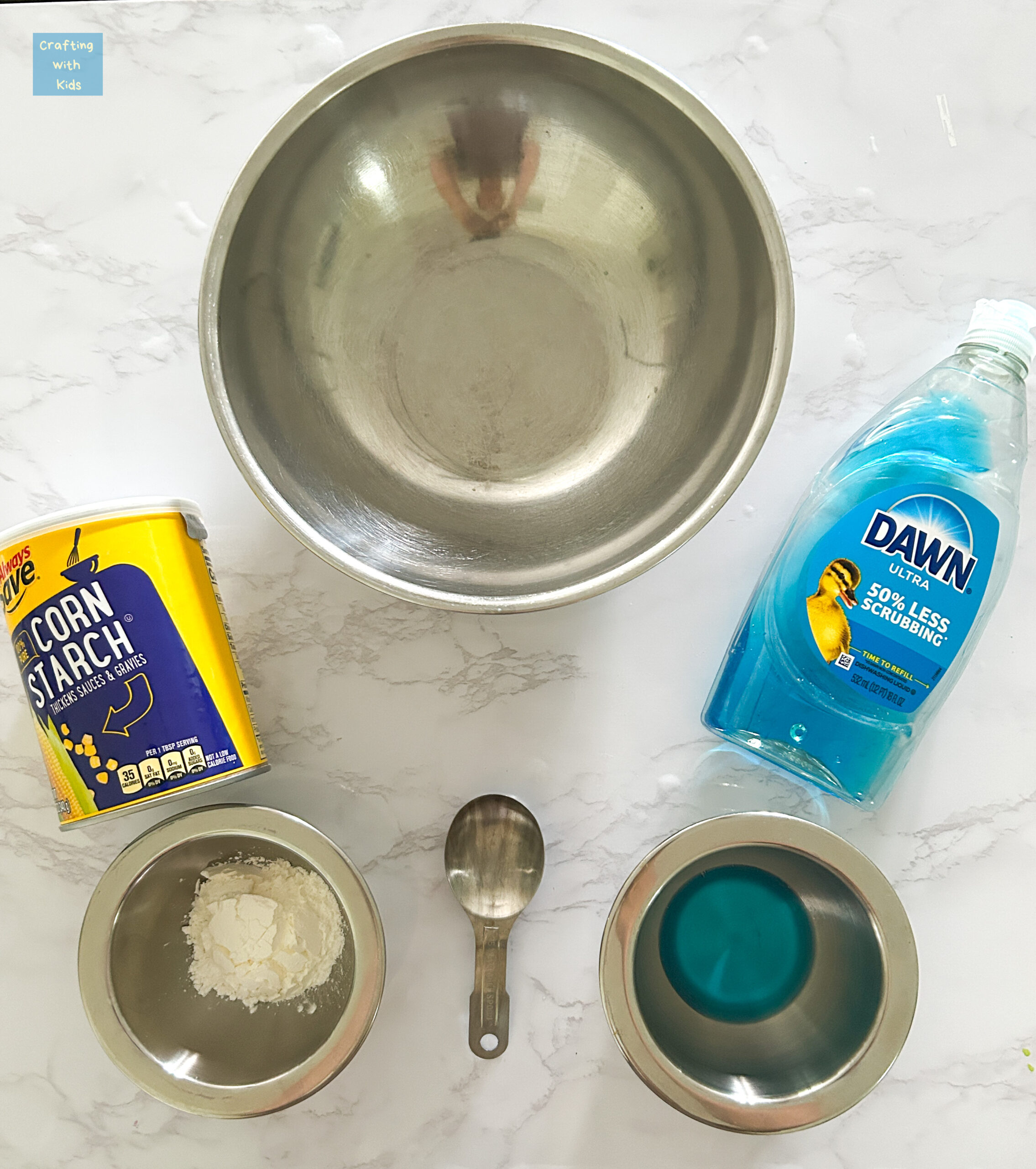 How to Make Slime Without Glue: 2 Ingredient Play Dough Slime