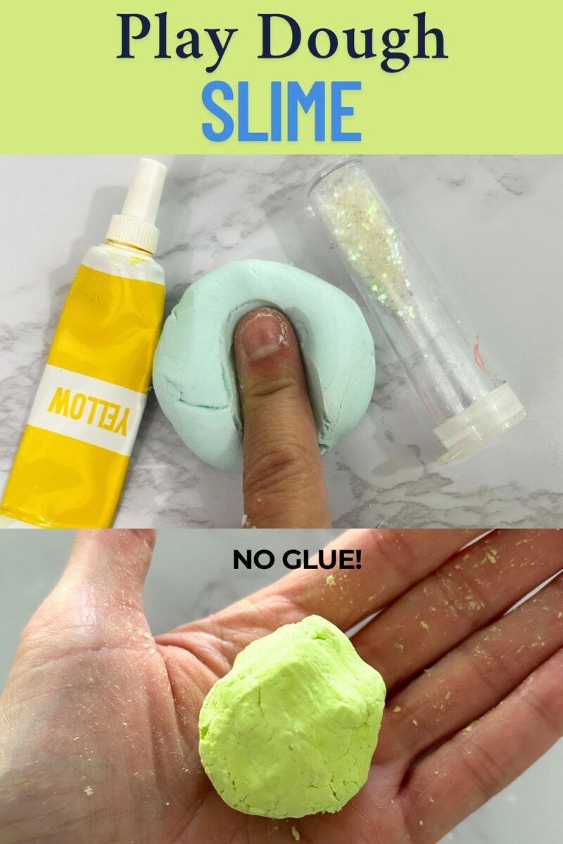 How to Make Slime Without Glue: 2 Ingredient Play Dough Slime