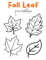 free printable autumn leaves templates