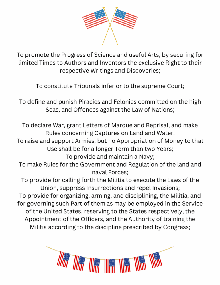 Free Printable Constitution Activities for Kids