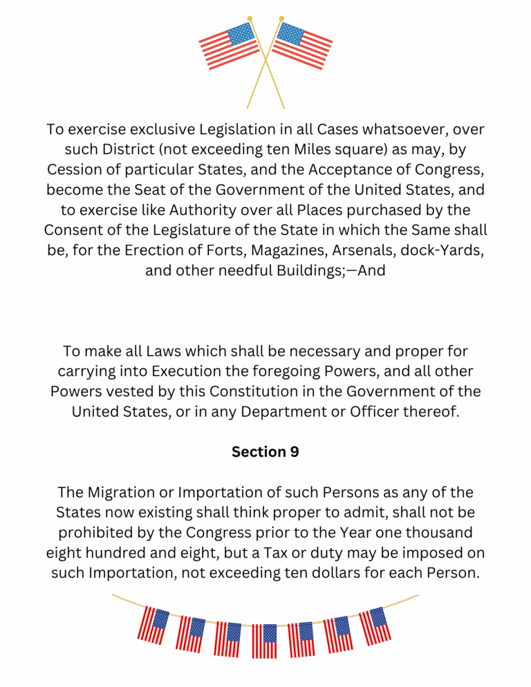 Free Printable Constitution Activities for Kids