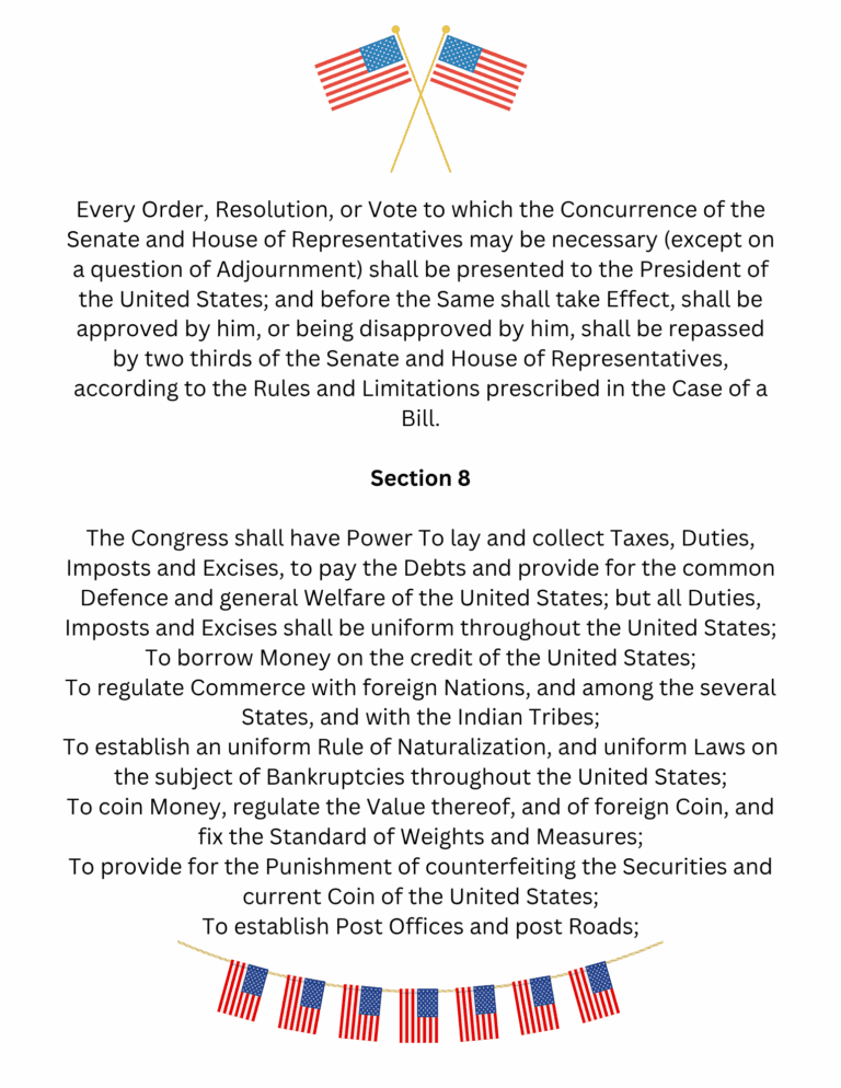 Free Printable Constitution Activities for Kids