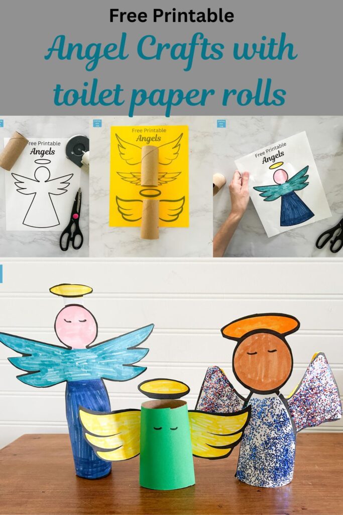 3 Easy Angel Crafts Using Toilet Paper Rolls
